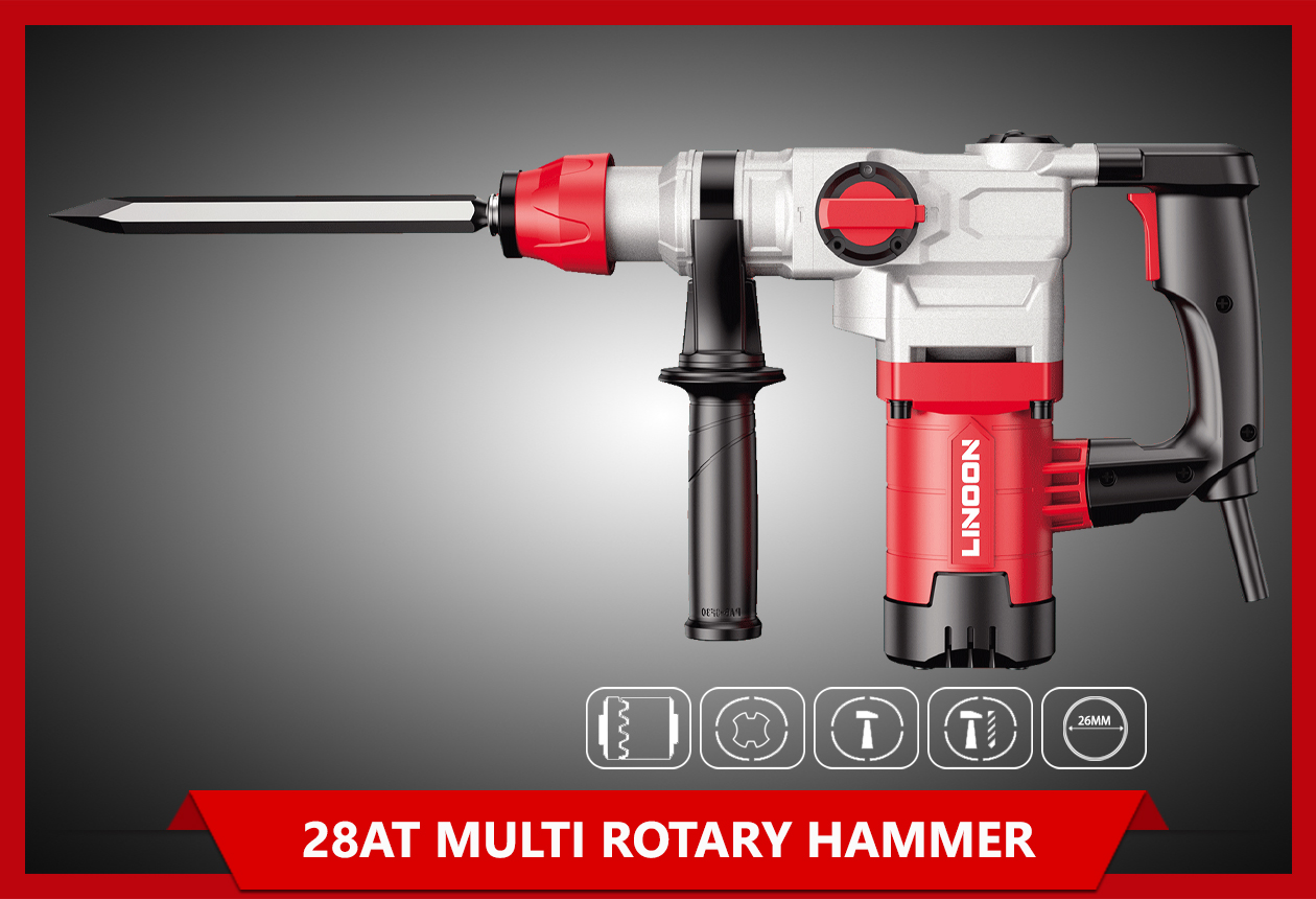 28AT 850W 3 Functions SDS Plus Rotary Hammer